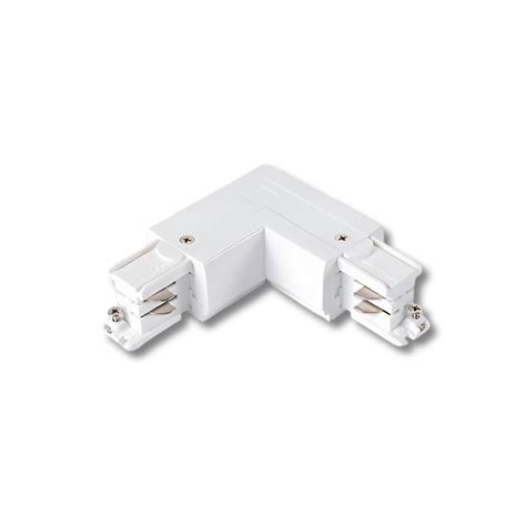 Tr Series Led Tracklighting Right Angle Track Joiner White