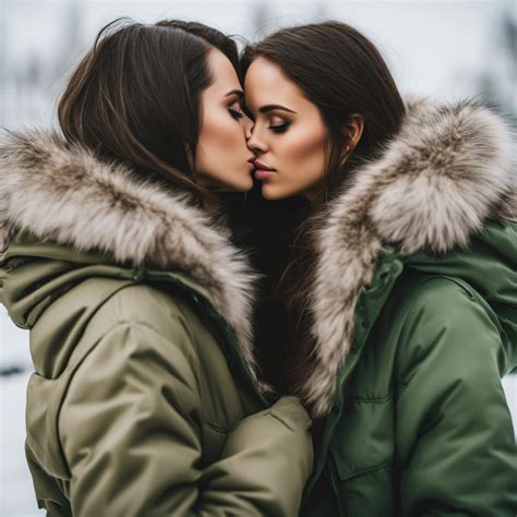 Two Lesbian Hot Girls Kissing And Touching Togethe By Geo80 On Deviantart