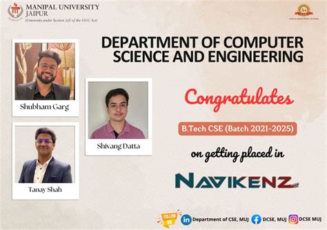 Department Of Computer Science And Engineering Manipal University