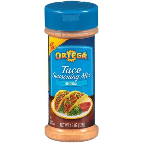 Ortega® Taco Seasoning Mix 43 Oz Shaker