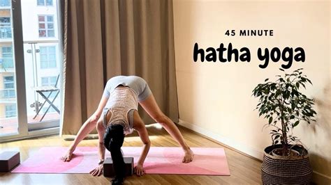 Yoga For Flexibility Hatha Yoga 45 Min Yoga YouTube