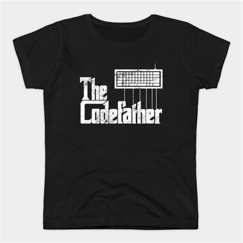 Funny Programmer Design The Codefather Graphic Vintage T Shirt