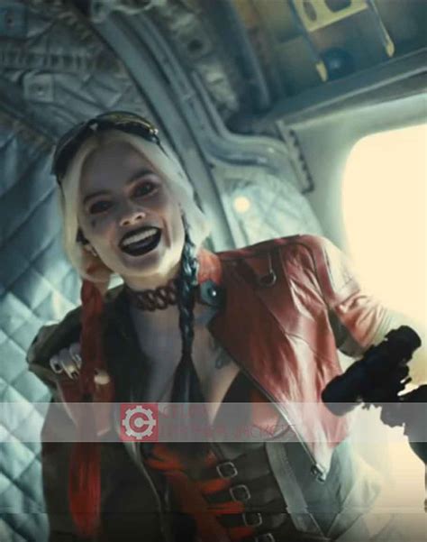 Harley Quinn Leather Costume Margot Robbie Costume Suicide Squad