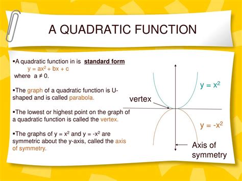 ppt quadratic functions powerpoint presentation free download id