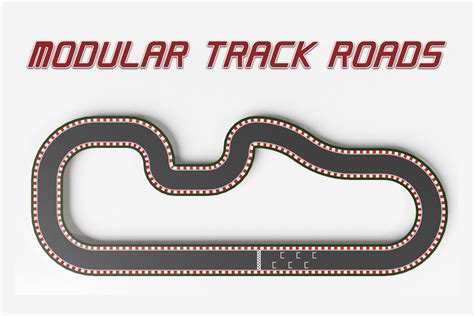 Modular Lowpoly Track Roads D Roadways Unity Asset Store