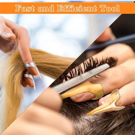 Badu Bg 10 бр Инструменти за избор на коса Метален разделителен пръстен Гребен за разделяне на