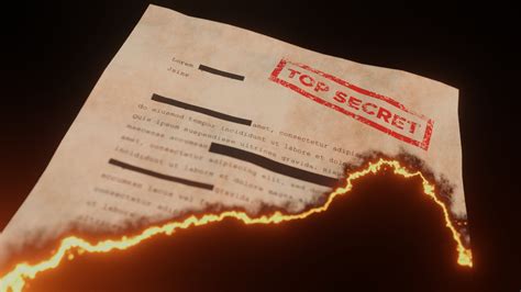 Learn How To Burn Paper With A Single Shader In Blender Blendernation