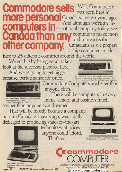 Commodoreca A History Of Commodore Computer