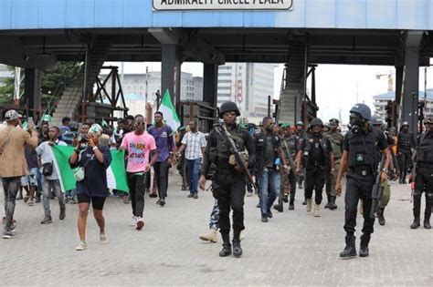 Endsars Procession Coffins Song For Dead Pipo Teargas And Oda Tins