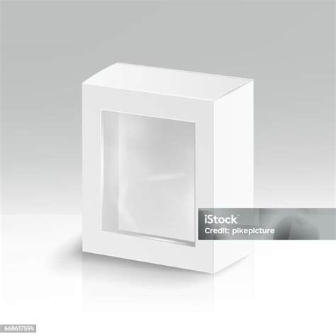 白色空白的紙板矩形向量現實 3d 孤立的例證軟陰影向量圖形及更多乾淨圖片 乾淨 包裝 包裝品 Istock
