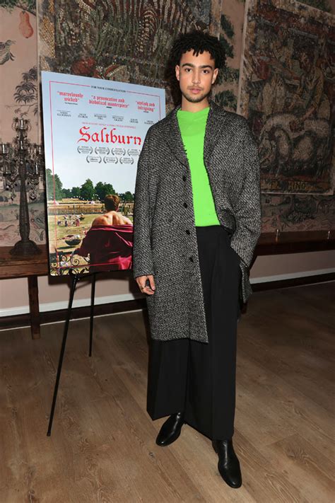 Alison Oliver Archie Madekwe And Rosamund Pike At The Saltburn New