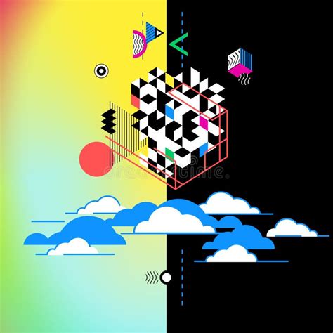 Cloud Computing Services Technology Metaphor Abstract Illustration