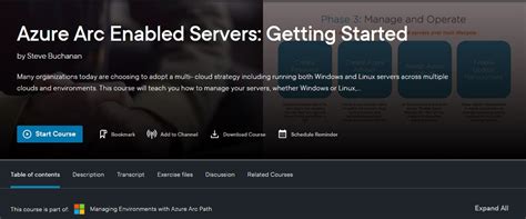 Azure Arc Enabled Servers” Course On Pluralsight