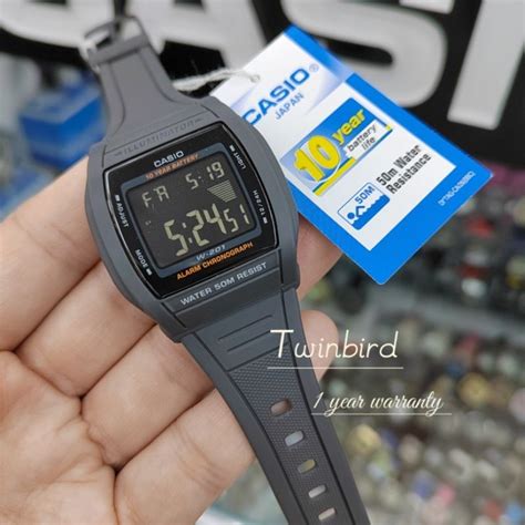 W-201 CASIO DIGITAL WATCH W-201-1BV W201 | Shopee Malaysia