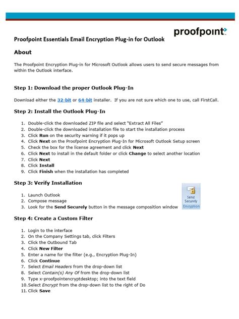 Outlookplugin Encryption Pdf