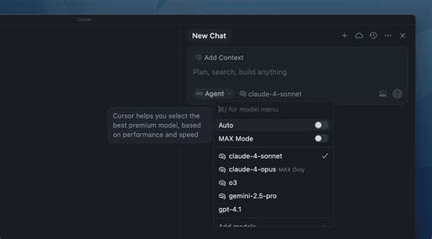 Models Cursor Docs