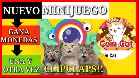 COIN CAT NUEVO MINI JUEGO DE CLIPCLAPS COMO JUGAR Y GANAR MUCHAS