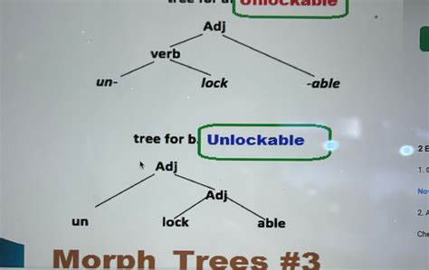 [solved] Morphology Tree Diagrams This Is An Example Q4 Word Trees 16 Course Hero