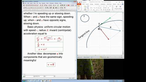 Tangential And Normal Components Of Acceleration Youtube