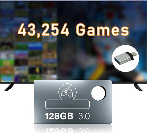 Amazon Com Retro Game Console With Built In 43 254 Games Emulator Console USB Drive With