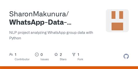 Github Sharonmakunurawhatsapp Data Analysis With Python Nlp Project