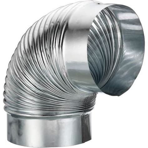 6 Od Coudé 90 Degré Conduit Tuyau Connecteur Hvac Ventilation Tuyau