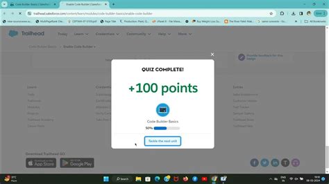 Code Builder Basics Salesforce Trailhead Youtube