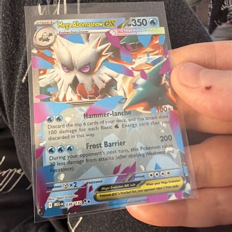 Pokemon Tcg Mega Evolution Mega Abomasnow Ex 036132 Double Rare £0
