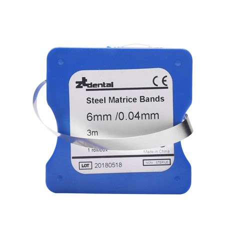 Dental Steel Matrix Bands Stainless Steel Matice Straight Teeth