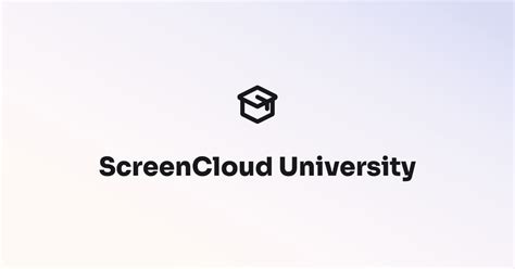 Screenclouduniversity