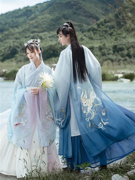 如梦霓裳汉服女装情侣装大袖衫卯兔生肖刺绣 高清图片堆糖美图壁纸兴趣社区