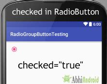 Radiobutton Radiogroup Tutorial With Example In Android Studio Abhi