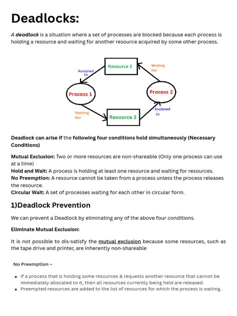 Deadlocks Pdf