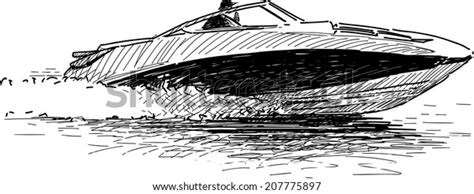Speed Boat 库存矢量图（免版税）207775897 Shutterstock