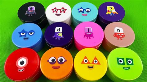 Numberblocks Alphablocks Looking For All Slime With Clay Coloring ASMR YouTube