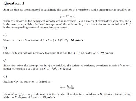 Solved Question 1 Suppose That We Are Interested In Chegg Com
