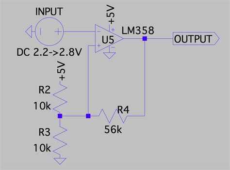 Voltage Schmitt Trigger Comparator 0 5v Electrical Engineering