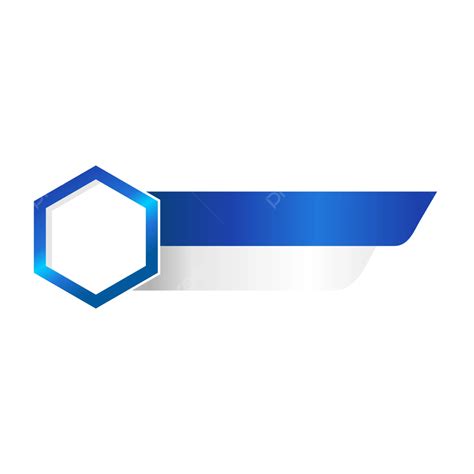 Menu Ribbon Banner Design Flat Button Label Vector