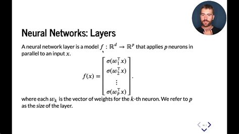 Cornell Cs 5787 Applied Machine Learning Lecture 14 Part 2 Artificial Neural Networks Youtube