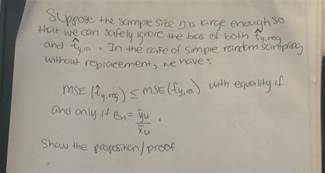 Solved Suppose The Sample Size N Is Large Enough So That We Chegg