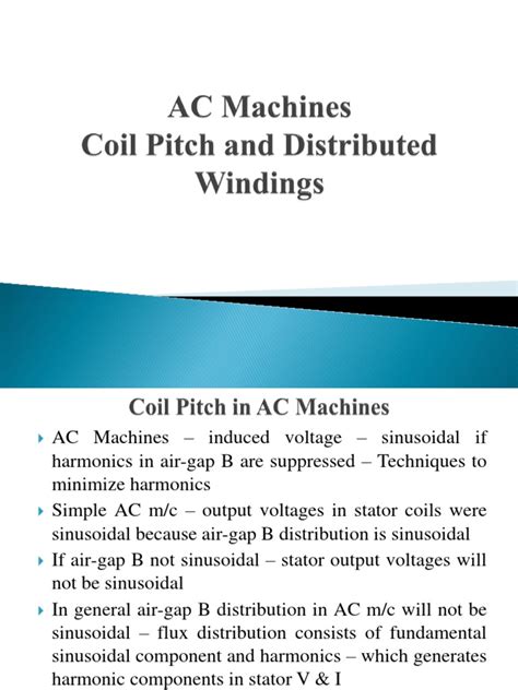 Ac Machine Windings Download Free Pdf Inductor Electrical Engineering
