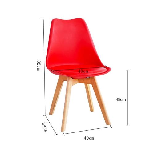 Set 4 Scaune Dining Bucatarie Vienod Lemn Pp Rosu Emagro