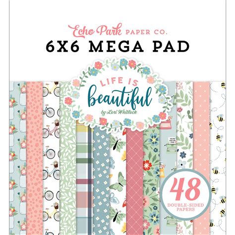 Life Is Beautiful 6x6 Inch Cardmakers Mega Pad Lib309031 Craftlines