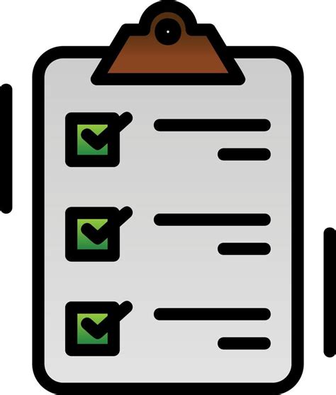 Checklist Vector Icon Design 16259021 Vector Art At Vecteezy