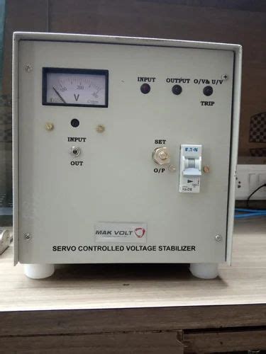 Servo Voltage Stabilizer Single Phase Voltage Stabilizer Manufacturer From Mumbai