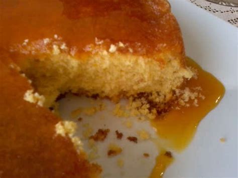Receita De Bolo Gelado De Laranja