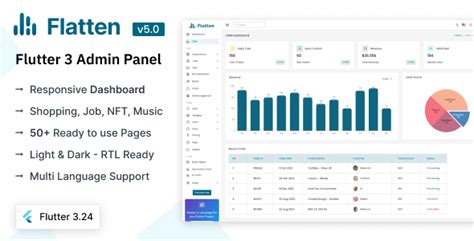Flatten Flutter Admin Panel By Getappui Codecanyon