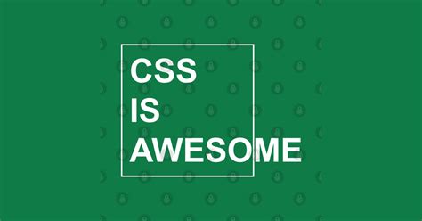 CSS Is Awesome Funny Programming Jokes Dark Color Programming T Shirt TeePublic
