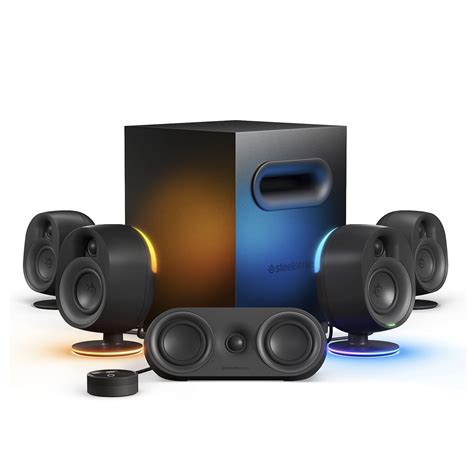 Caixas De Som Gamer Steelseries Arena 9 Rgb 51 Com Bluetooth Para Pc