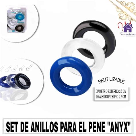 Set De Anillos Para El Pene Anyx Tienda Tentaciones